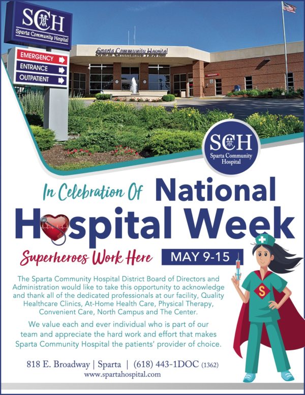 Celebrating Hospital Week - Superheroes Work Here! | Sparta Community ...