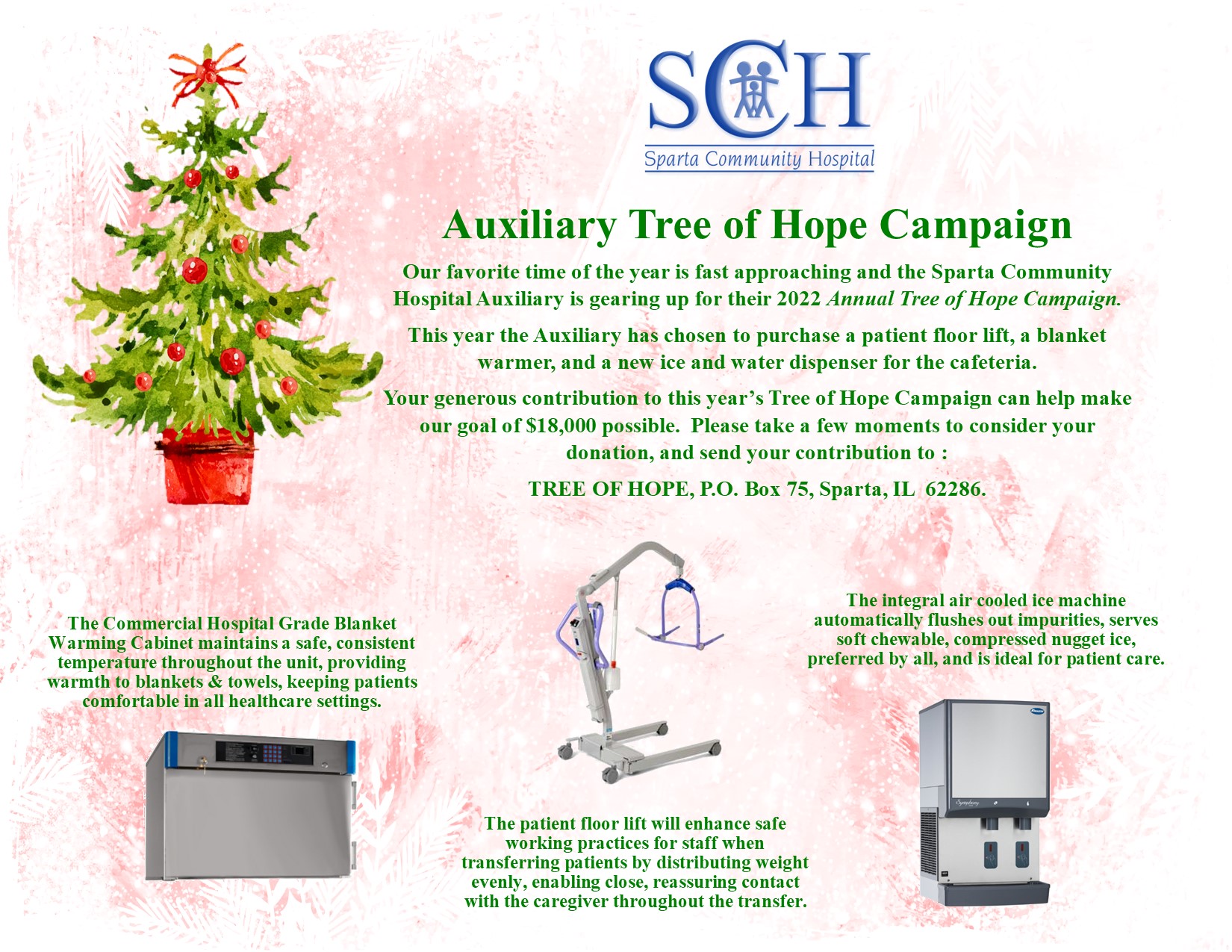 SCH Auxiliary Annual Tree of Hope Campaign | Sparta Community Hospital