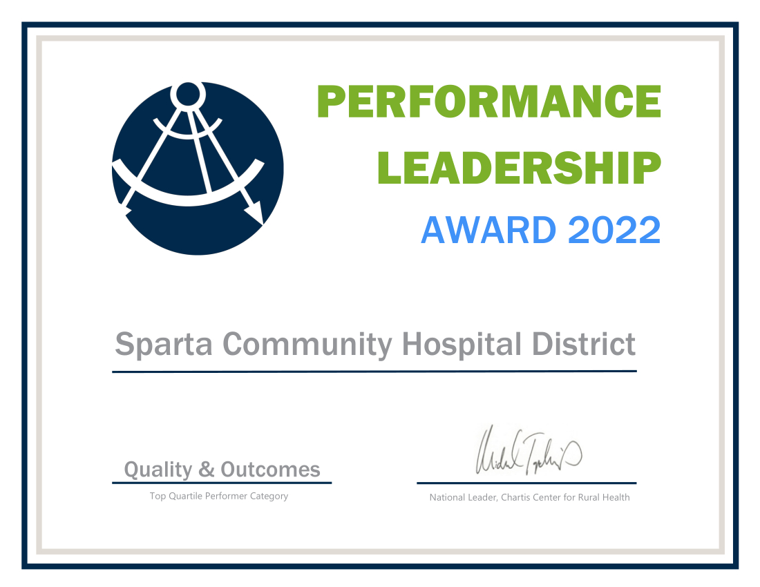Sparta Community Hospital Receives Performance Leadership Award ...