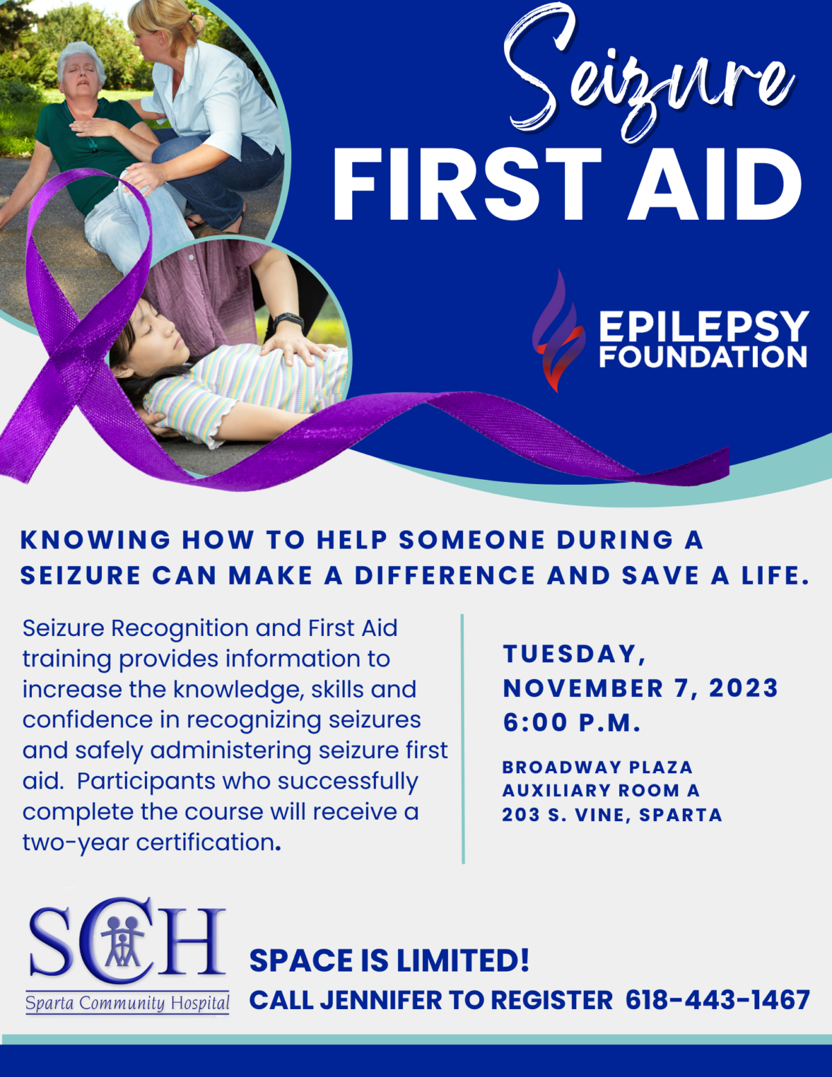 Seizures First Aid | Sparta Community Hospital